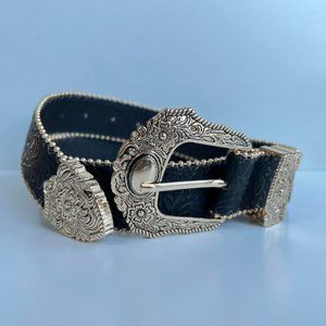 Accessories | Vintage Style American Western Gold Boho Belt | Poshmark